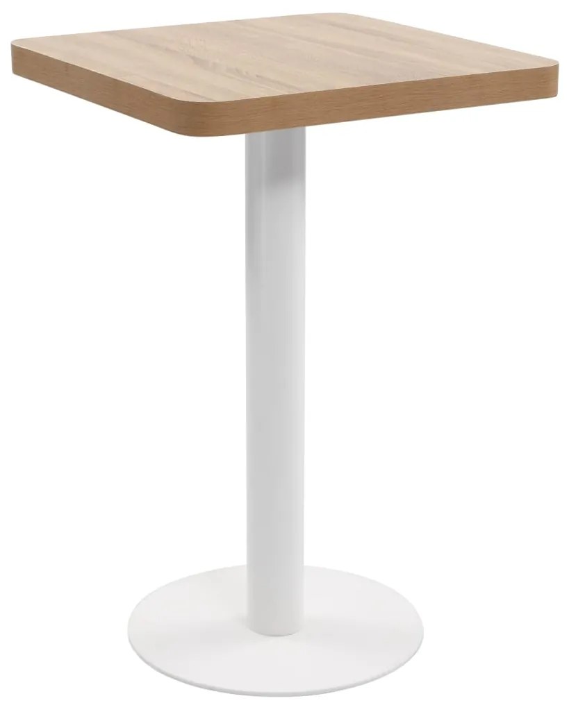 Bistro stolek světle hnědý 50 x 50 cm MDF 286426