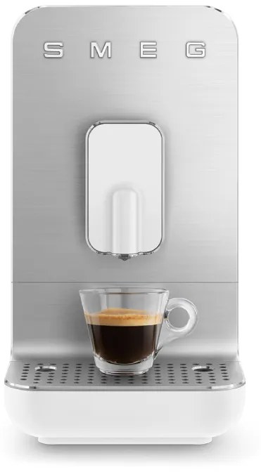 Automatický kávovar Smeg BCC01WHMEU / 1350 W / 1,4 l / matná bílá