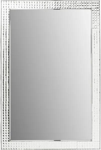 KARE DESIGN Zrcadlo Crystals Steel Chrome 120 × 80 cm