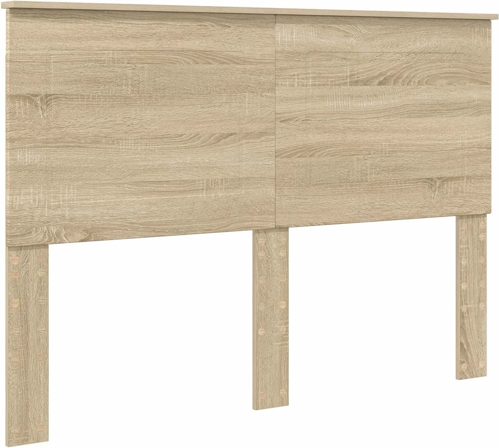 Rám postele s čelo Sonoma dub 150 x 200 cm Kompozitní dřevo 3409635