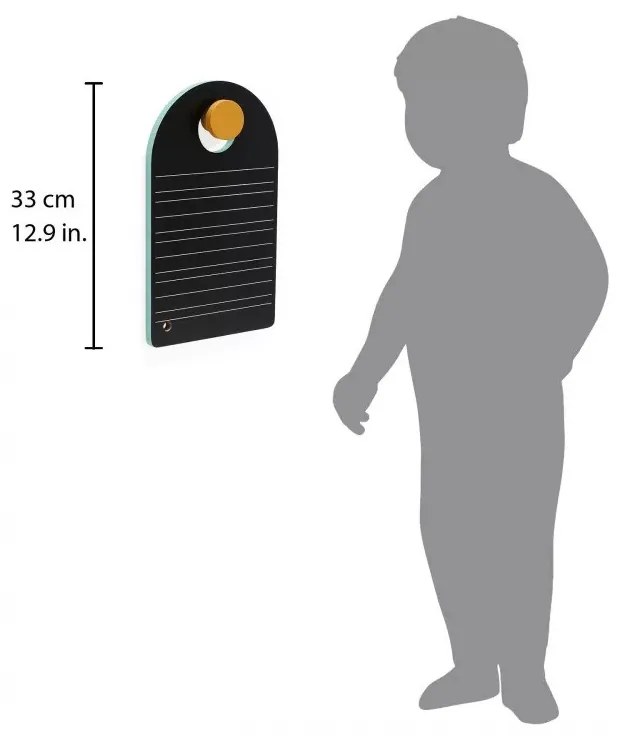 Oboustranná přenosná dřevěná tabule na zavěšení