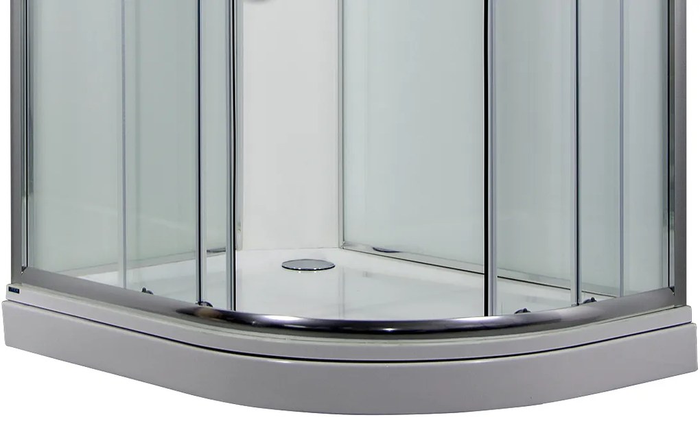 ARTTEC SIRIUS 120 x 90 cm - Sprchový box model 1 čiré sklo levá vanička