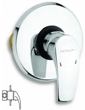 Novaservis Metalia 57 sprchová baterie včetně podomítkového tělesa chrom 57050.0
