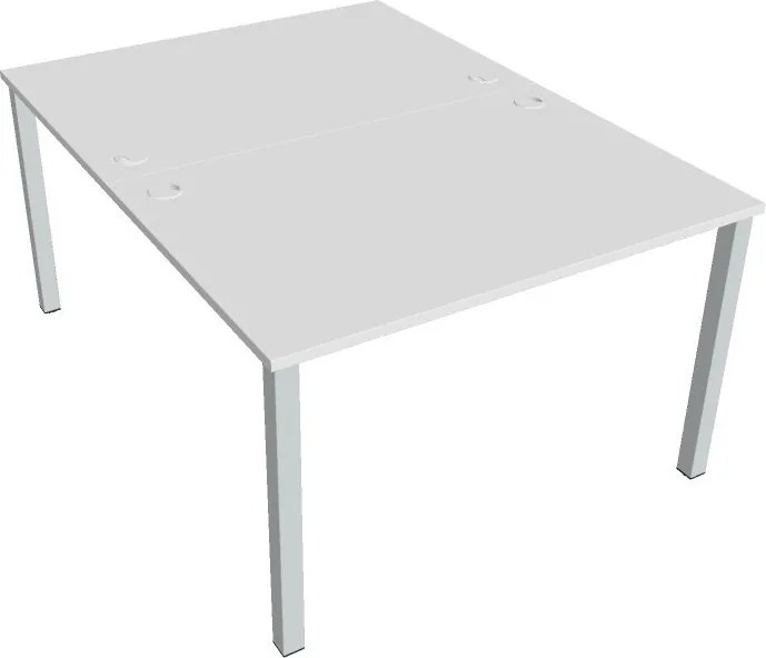 Kancelářský pracovní stůl Hobis USD 1200, deskaakát, černá černá
