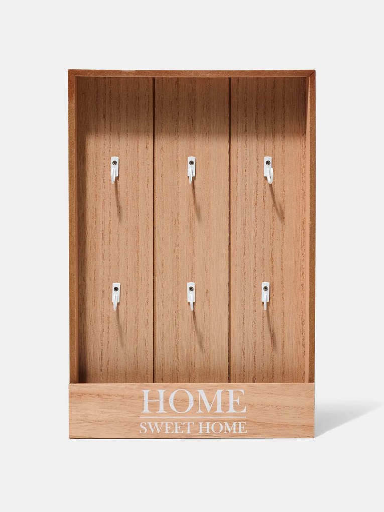 Sinsay - Věšák na klíče s nápisem Home Sweet Home - béžová