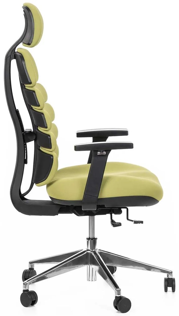 MERCURY Ergonomická kancelářská židle WORKEASE - zelená látka