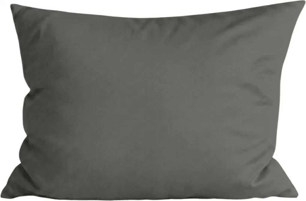 Povlak na polštář z mikrovlákna MICROVELLE 50x70 cm, šedý