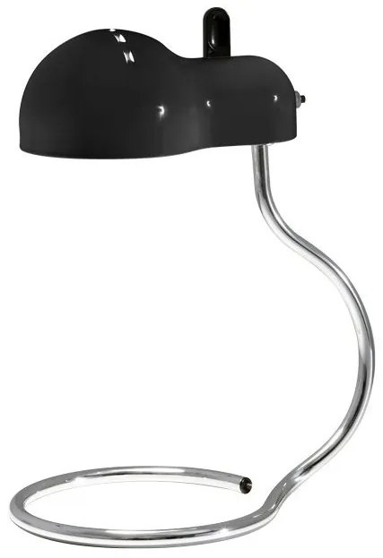 Stilnovo 9066 Minitopo Classic, černá stolní retro lampička, 1x7W LED E27, výška 36cm