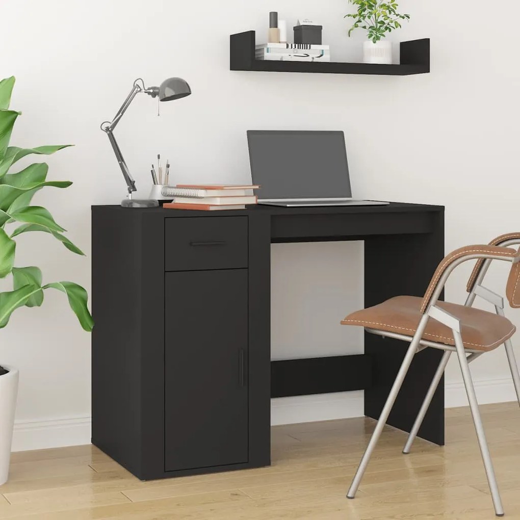 Psací stůl kouřový dub 100 x 49 x 75 cm kompozitní dřevo