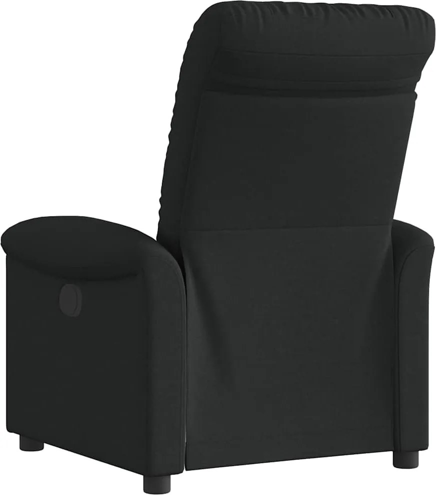 Elektrické polohovací křeslo černé textil 3303236