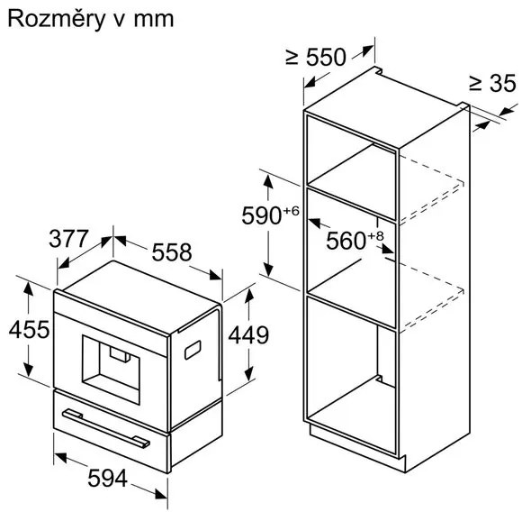 Siemens CT718L1B0 Vestavný kávovar