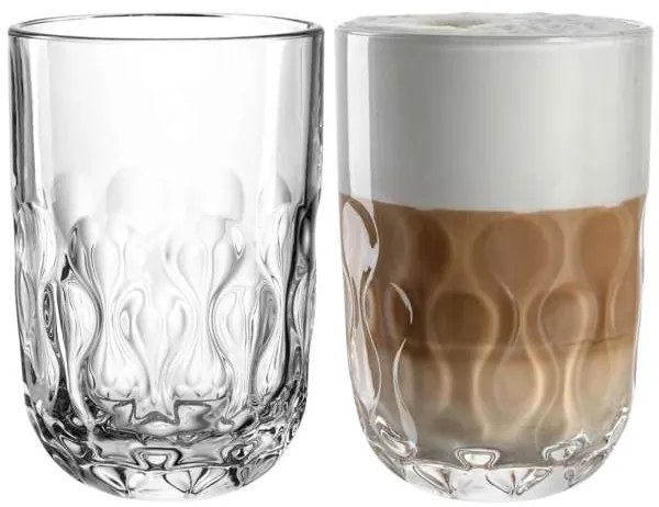 Leonardo sklenice na latte Gocce 390 ml 2 ks