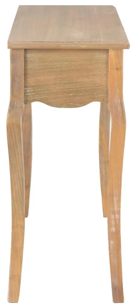 vidaXL Konzolový stolek se 2 zásuvkami 120x35x76 cm masivní borovice