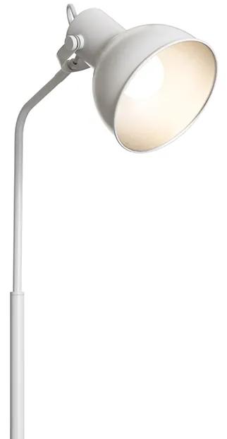 RENDL R12513 ROSITA stojanová lampa, ke čtení bílá/stříbrnošedá