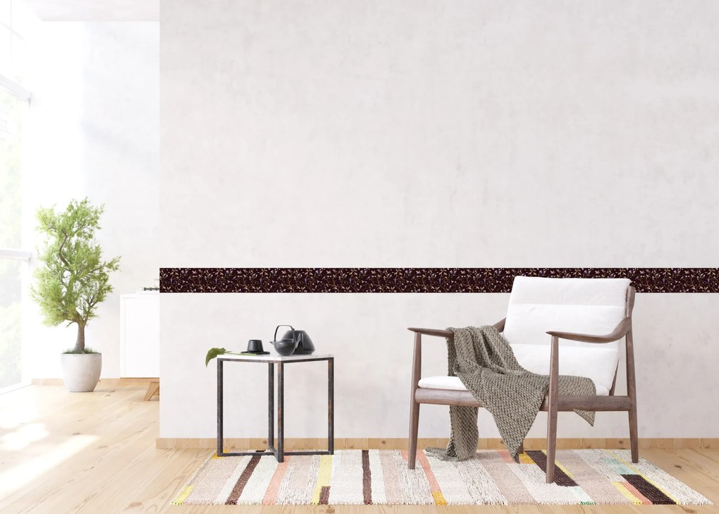 Samolepící bordura na zeď Zpěv Stromů | 5 m x 13.8 cm | DWB8259