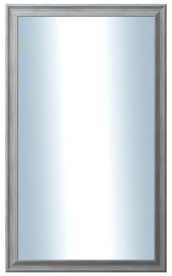 DANTIK - Zarámované zrcadlo - rozměr s rámem cca 60x100 cm z lišty KOSTELNÍ malá šedá (3167)