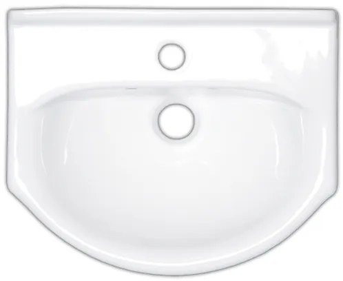 Nábytkové umyvadlo Naturel Pro 43x34 cm otvor pro baterii uprostřed HA5640