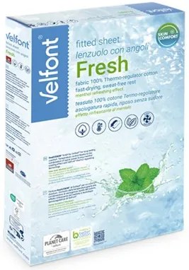 Velfont Fresh termoregulační prostěradlo 200x200 cm