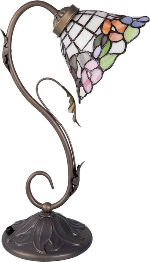 Stolní Tiffany lampa Blooming - Ø 20*48 cm