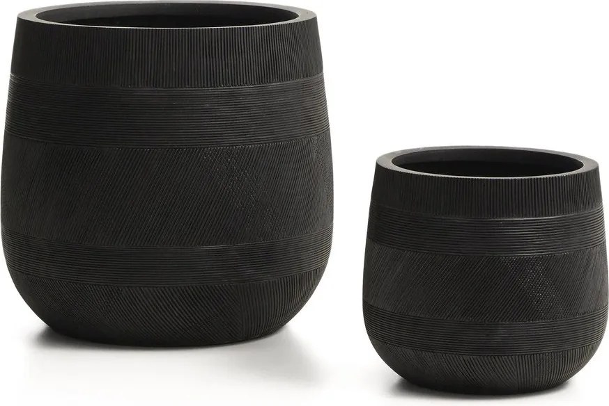 Betonové obaly na květináče v sadě 2 ks ø 50 cm Tival – Kave Home
