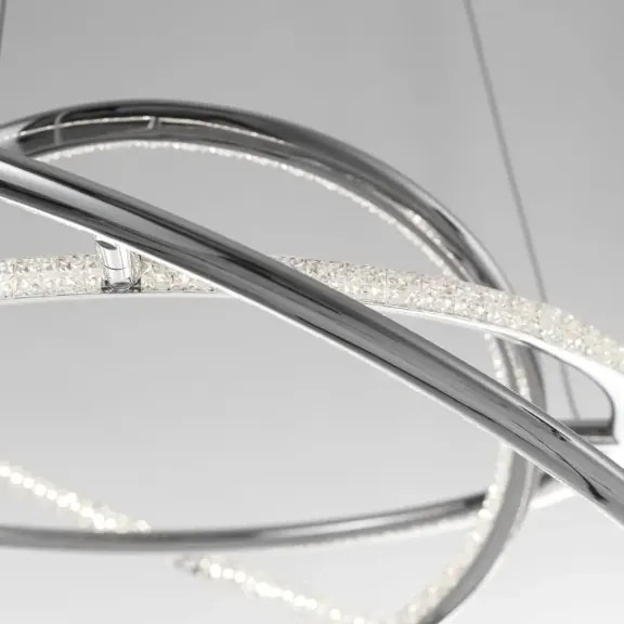 LED lustr Livorno 60 Chrome