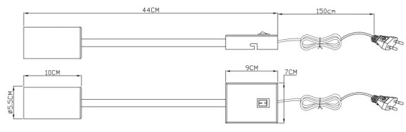 Globo 57911W - Flexibilní nástěnná lampa ROBBY 1xGU10/25W/230V černá/chrom