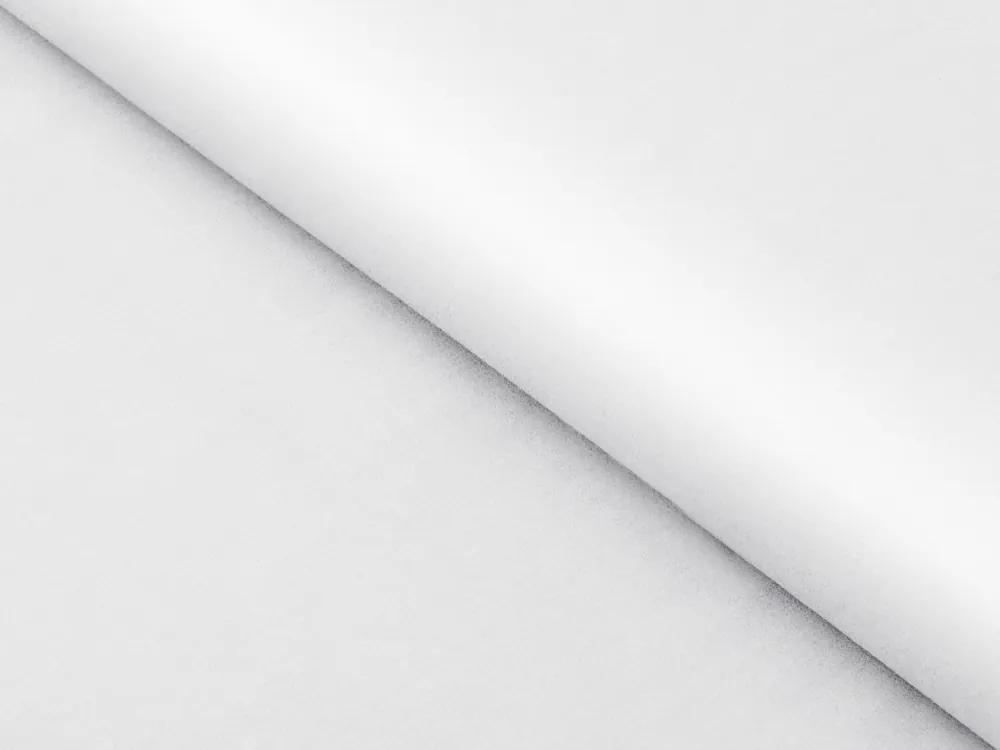 Biante Bavlněný saténový běhoun na stůl ST-001 Bílý 20x160 cm