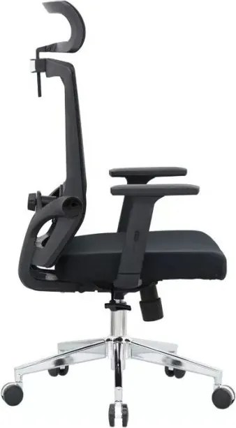 Kancelářská ergonomická židle Neoseat GRANDINI — síť / látka, černá, nosnost 150 kg