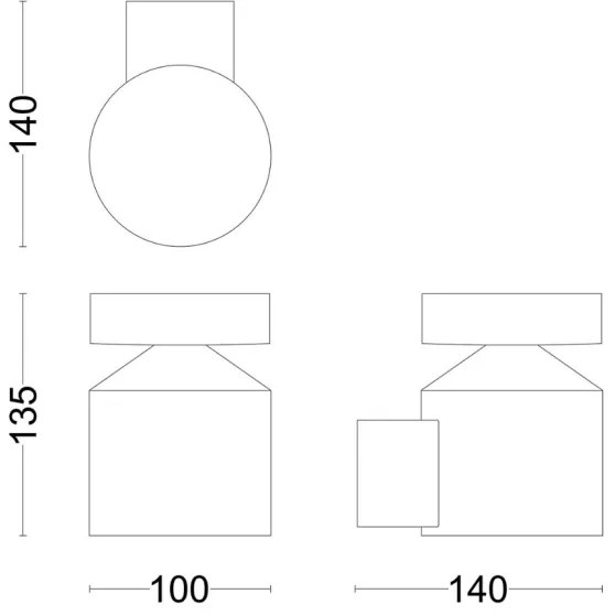 Philips - LED Venkovní nástěnné svítidlo LAVEN LED/6W/230V 2700K IP44