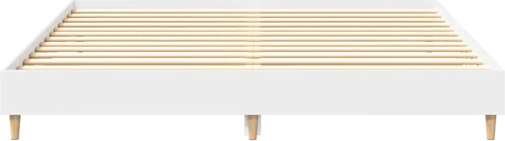 Rám postele bez matrace bílý 180x200cm Dřevěné konstrukce 3329021