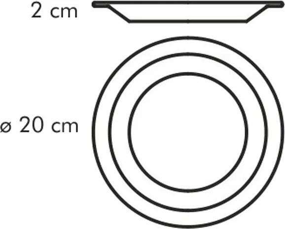 Tescoma Dezertní talíř GUSTITO, 20 cm