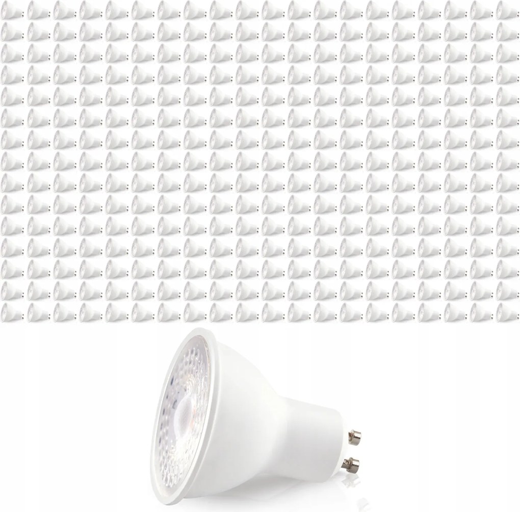 300x Led žárovka GU10 5W dioda Samsung 4000K Barva Neutrální Lls Premium