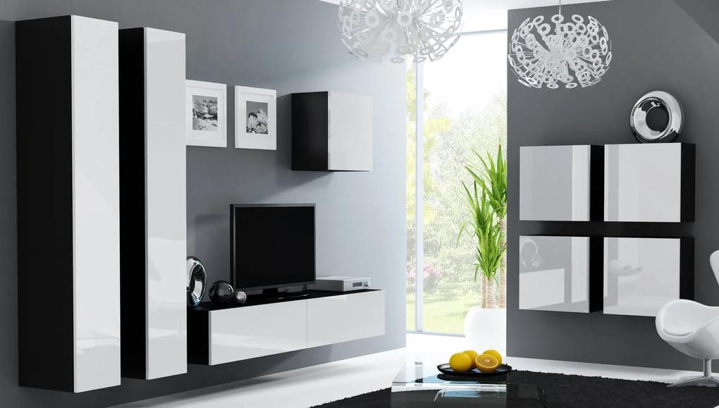 Cama Obývací stěna VIGO 24 Barva: černá/bílá