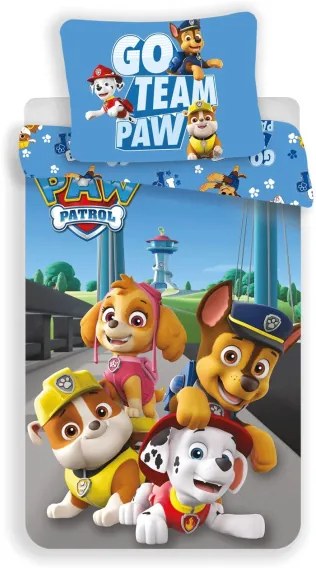 Jerry Fabrics Prostěradlo Paw Patrol 161 90x200x25 cm