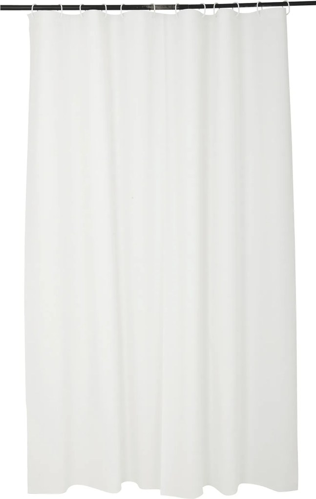Závěs na sprchu VITAMINE SDB WHITE, 180 x 200 cm, bílý