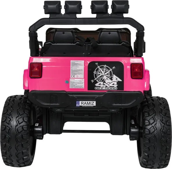 Elektrické autíčko Extreme Sport 4x4 růžové