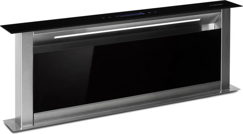 Klarstein Royal Flush Eco, digestoř, 90 cm, výsuvná, 604 m³/h, A+, černá