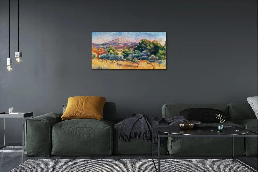 Obrazy na plátně Art maloval podzimní pohled 120x60 cm