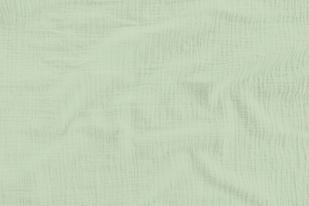 Celoroční mušelínový povlak na polštářek Salvia - GOTS Velikost: 70 x 90