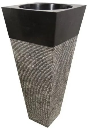 Indera Pedestal Black IDS 141 Volně stojící kamenné umyvadlo
