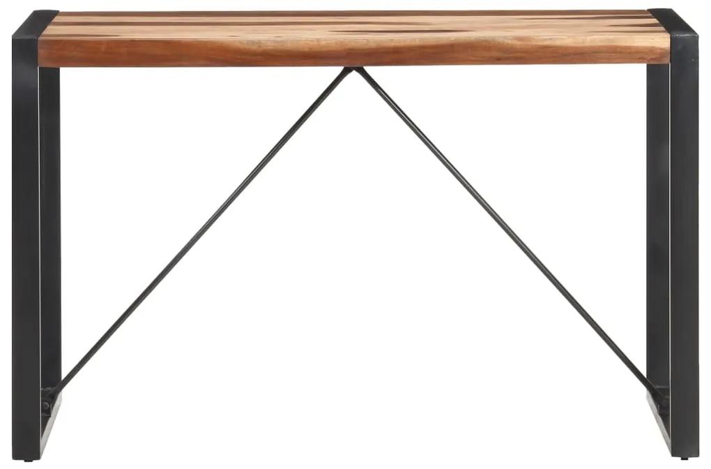 vidaXL Jídelní stůl 120 x 60 x 75 cm masivní dřevo vzhled sheesham