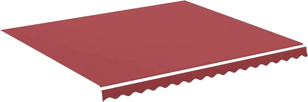 Náhradní plachta na markýzu vínově červená 400 x 350 cm polyesterová 311968