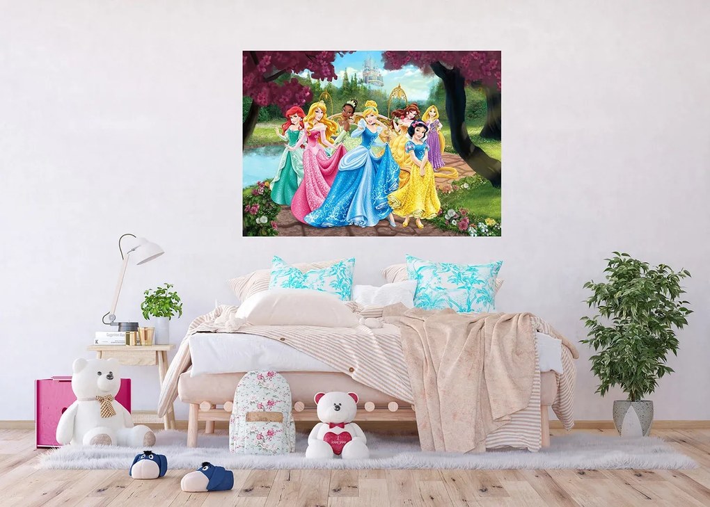 Dětská vliesová fototapeta na zed' Princezny v Lese, Disney | 155 x 110 cm | DFTDNM 5217