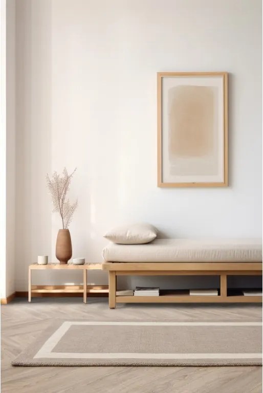 Tribeca Design Kusový koberec Buster Border Sand Rozměry: 120x170 cm