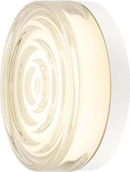 LA 1010211 CYFT WAVE XL Přisazené nástěnné a stropní svítidlo, 2700/3000/4000 K, 15 W, PHASE, 105°, IP65 černá / čirá - BIG WHITE (SLV)