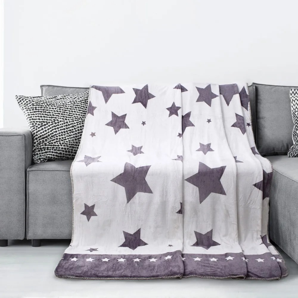 Deka z mikrovlákna AmeliaHome Starlight, 70 x 150 cm