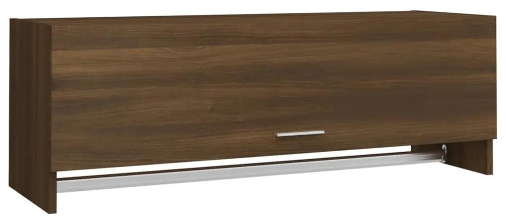 vidaXL Šatní skříň hnědý dub 100 x 32,5 x 35 cm kompozitní dřevo