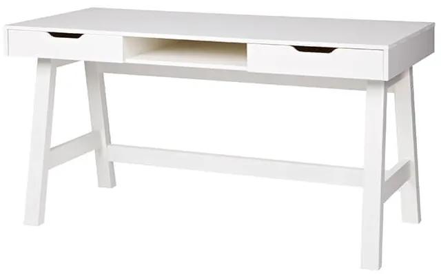 Dětský psací stůl nikki 140 x 62 bílý MUZZA