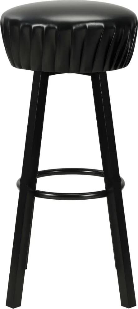 vidaXL Barové židle 2 ks umělá kůže [246730] Barva: Černá