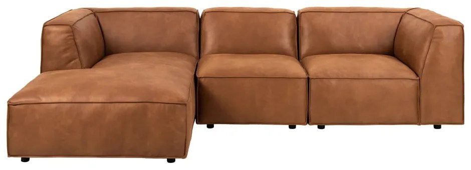 Koňakově hnědý modul pohovky (středový díl) Fairfield Kentucky – Bonami Selection